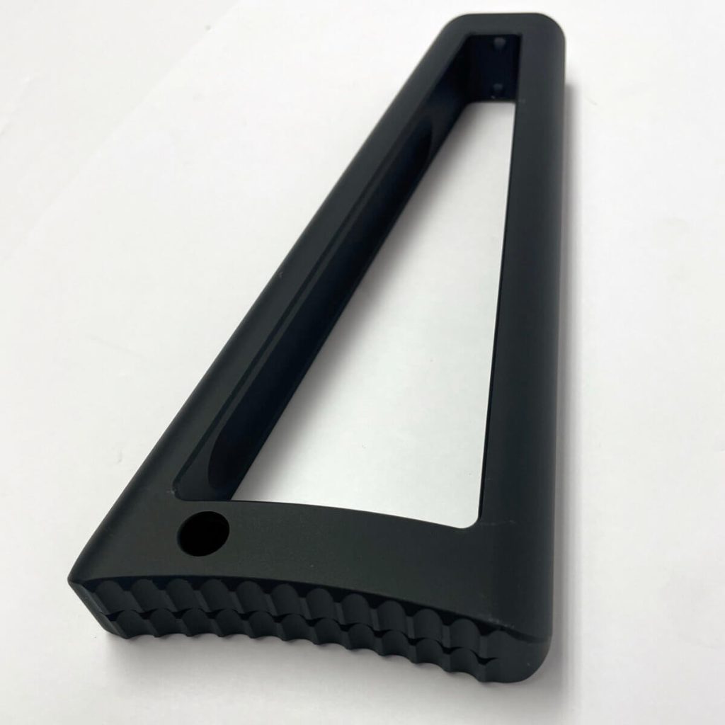 2 Bolt triangle stock Black anodized 6061 Billet Aluminum 2 Bolt Stock ...